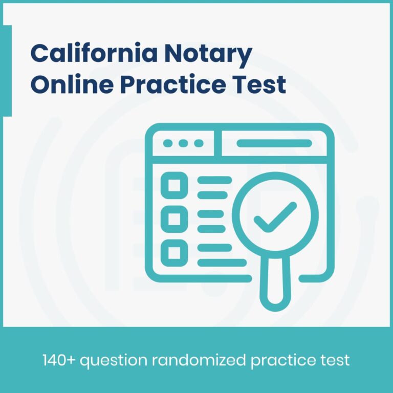 CA Notary Practice Exam | Prepare with Our Practice Test