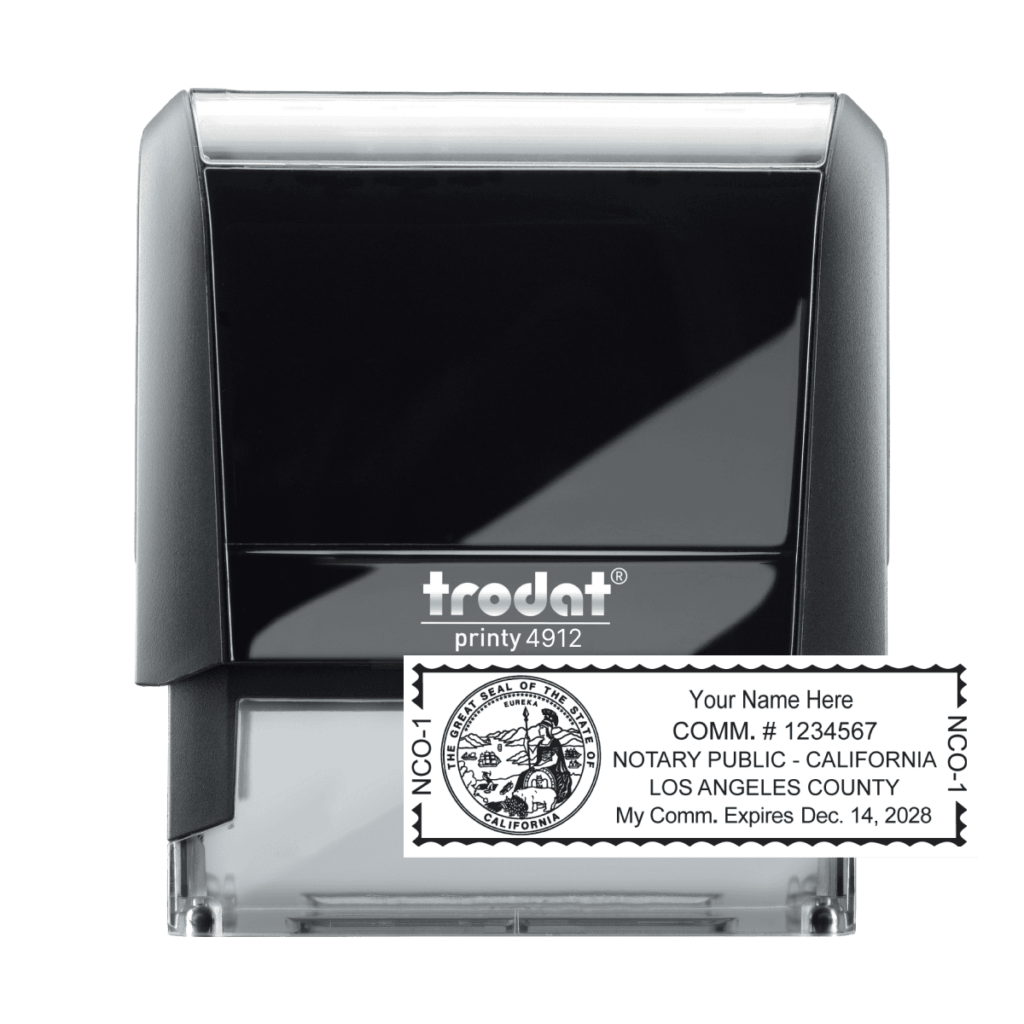California Notary Stamp (Mini) | Notary Course Online